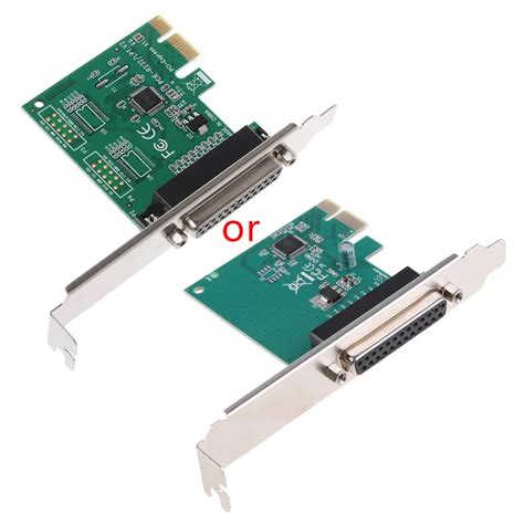 새로운 병렬 포트 Db25 25 핀 Lpt 프린터 Pci E Express 컨버터 카드 어댑터 C26lpt Port