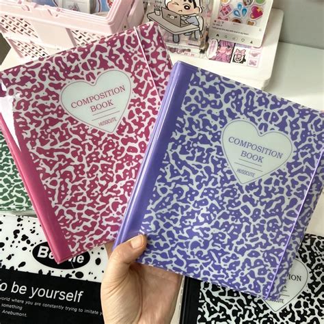 Code K8h3 Marble Album Book A6 Binder With 2 Pocket Lomo Card Album 3