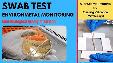swab test microbiological quality of surface environmental