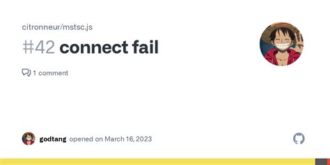 Connect Fail Issue 42 Citronneur Mstsc Js GitHub