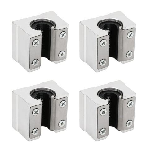 Linear Guide Rail Slide Block 4pcs Aluminum Slider Linear Linear Bearing Slide Block Linear