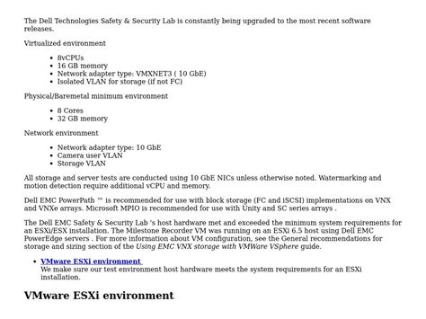 Dell Technologies Safety And Security Lab Test Environment Milestone Size Test Dell