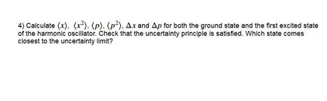Solved I Know I M Supposed To Use The Ladder Operators But I