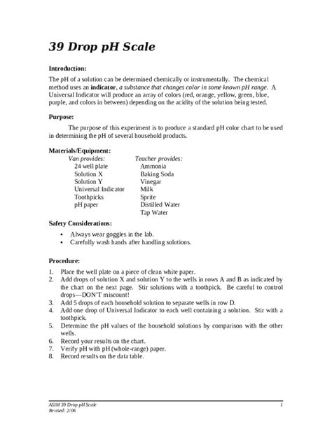 Solved Part Ii Determination Of Ph Using Indicators Doc Template Pdffiller