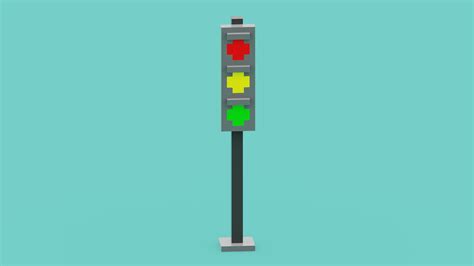 3d Voxel Traffic Light Turbosquid 1978392