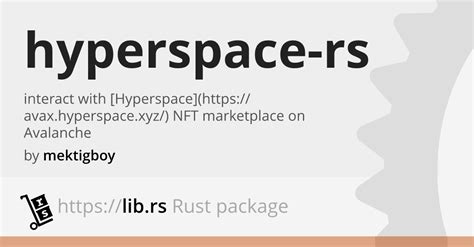 hyperspace rs 未受监管的金融在 Rust Lib rs Rust 包仓库