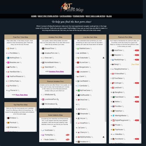 The Porn Map Best Porn Directories ThePornCouch