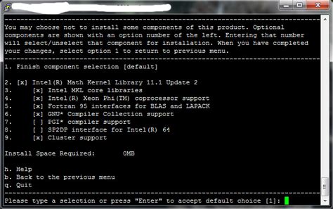 linux toolkits scalapack libraries for intel mkl 11 not installed by