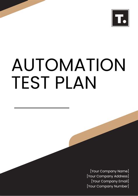 Automation Test Plan Template Edit Online And Download Example