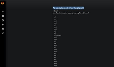 selecting line limit in grafana explorer causes an unexpected error