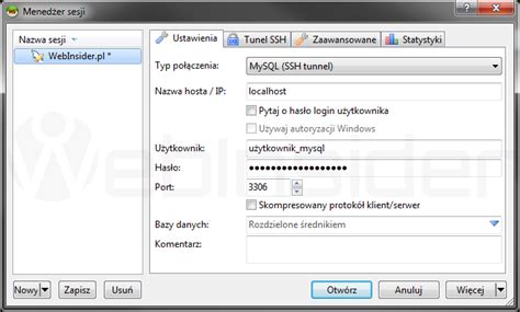 Zarządzanie Bazami Danych Również Zdalnymi Za Pomocą Programu
