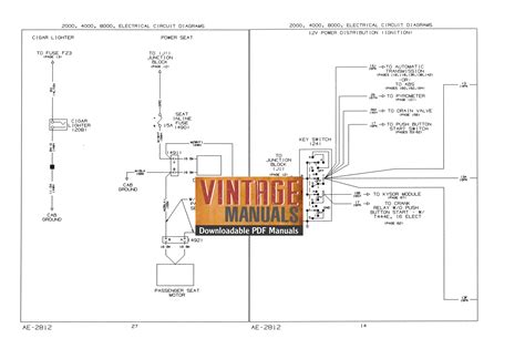 1997 1998 International 2000 4000 8000 Trucks Electrical Circuit