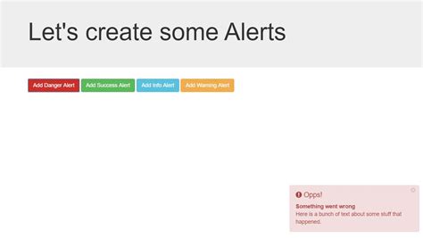 Bootstrap Notification Examples Code Snippet Onaircode