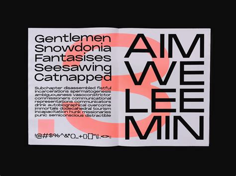 Type Specimen By Thunder Type On Dribbble