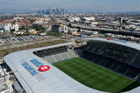 Soccer Fanatics Celebrate Newly Renamed Bmo Stadium In Exposition Park