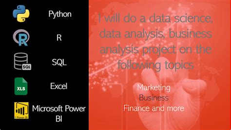 Do A Data Science Or Data Analysis Project By Vicmazziotti Fiverr