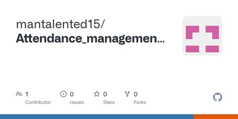 GitHub Mantalented Attendance Management System