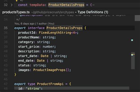 interface vs type