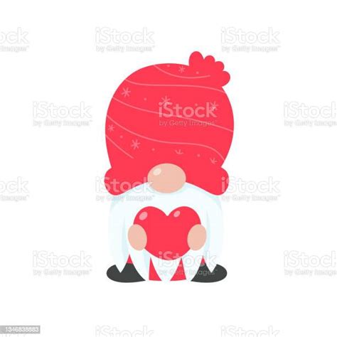 크리스마스 노메 빨간 모직 모자를 쓰고 있는 작은 노움 크리스마스에 축하 0명에 대한 스톡 벡터 아트 및 기타 이미지 0명 겨울 귀여운 Istock