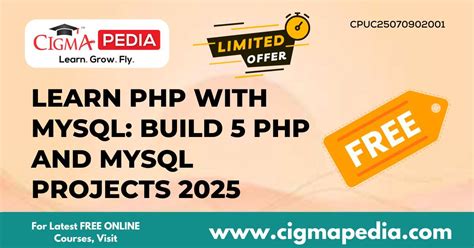 Learn Php With Mysql Build 5 Php And Mysql Projects 2025 Free Udemy