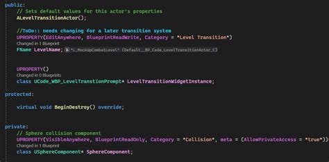 Problems With Level Transition Code