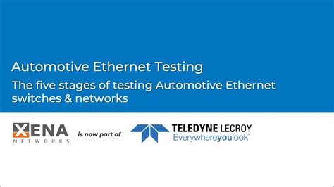 Testing Automotive Ethernet 5 Challenges Youtube