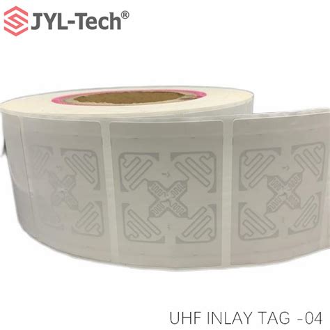 Dry Inlay RFID Wet Inlay UHF RFID Label Tag For Cardboard Box Package