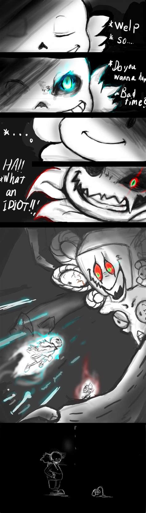 Sans Vs Flowey Undertale By Mega On Deviantart Undertale Comic Undertale Fanart Undertale