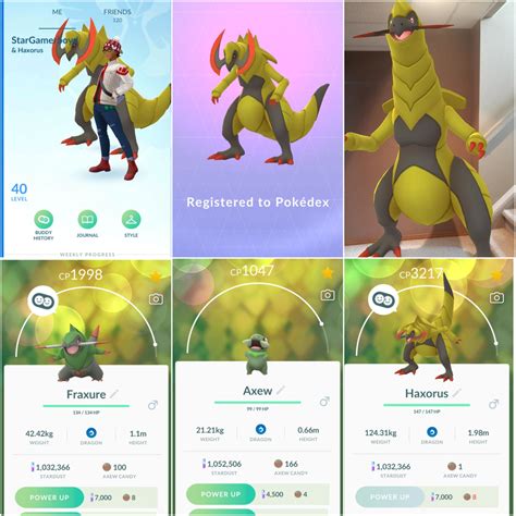 Axew Evolution Chart