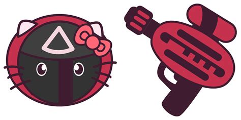 Paquete De Cursores Hello Kitty Squid Game Soldier