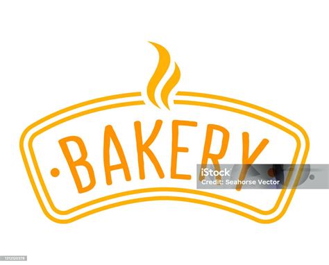 베이커리 로고 기호 신선한 구운 식품 튀긴 바삭한 크러스트 좋은 베이커리 디자인 만화 스타일 벡터 일러스트 흰색에 고립 건강 식품 다이어트 구운 식품 글루텐프리 밀가루 0