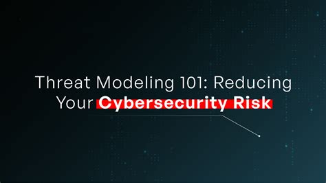 Threat Modeling Reducing Your Cybersecurity Risk Redline Cyber Security