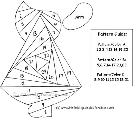 Iris Folding Printable Patterns Fashion