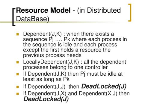 Ppt Distributed Deadlock Detection Powerpoint Presentation Free Download Id370958