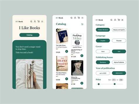 Ux Ui Design Bookstore By Galina Gorbatova On Dribbble