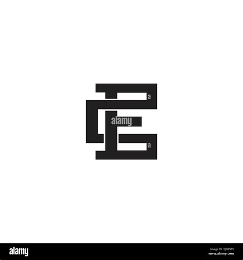 Letter Ce Linked Overlap Logo Vector Stock Vector Image And Art Alamy
