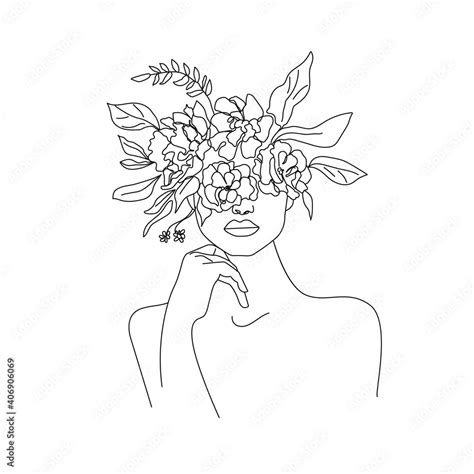 Naked Woman Line Art Svg Female Body Svg Flower Woman Svg Etsy The Best Porn Website
