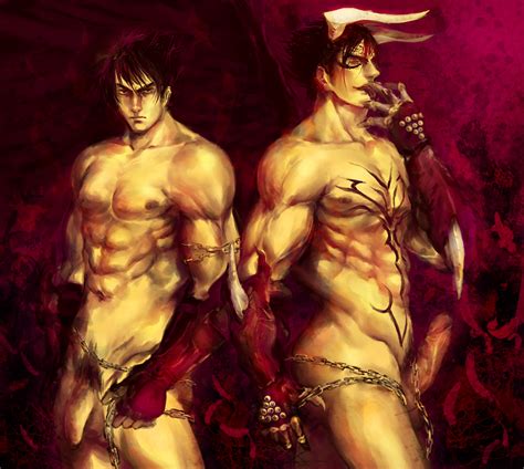 Rule 34 Abs Chains Closed Eyes Devil Jin Duplicated Character Erect