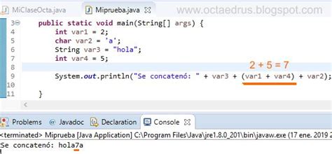 Octaedrus Capacitaciones Y Servicios Operadores En Java