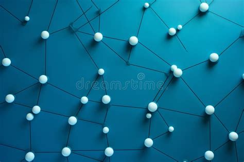 Technology Design Connect Blue Line Abstract Polygon Networking Science