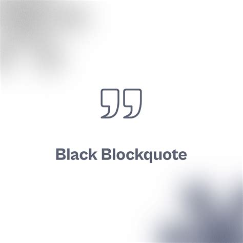 Black Blockquote Black Widgets