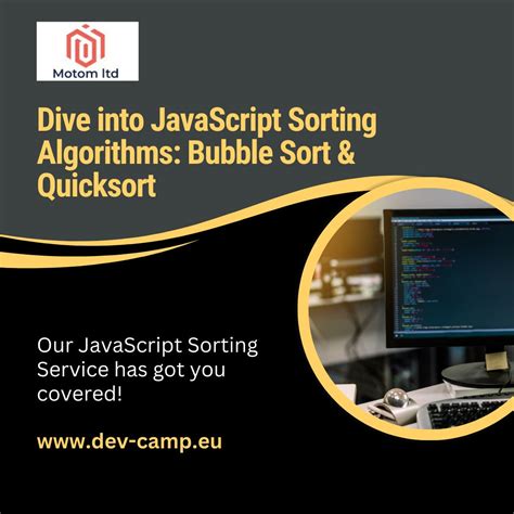 Motom Ltd On Linkedin Javascript Sortingalgorithms Optimizeyourcode