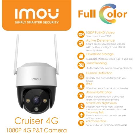 promo imou cruiser 4g 2mp ipc s21ftp sim card ip camera outdoor cctv