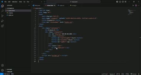 Sindhuja S On Linkedin Stopwatch Web Internship