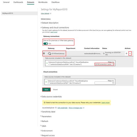 프라이빗 엔드포인트 뒤에 있는 클러스터를 Power BI 서비스 연결 Azure Data Explorer Microsoft Learn