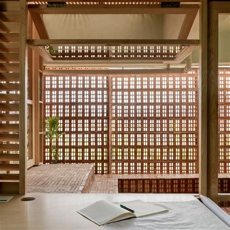 Perforated Brick Facade Texture