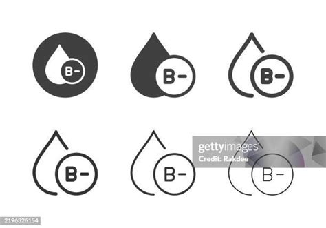 Blood Type B Icons Multi Series High Res Vector Graphic Getty Images