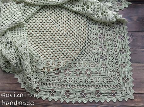 Схема шали Прохладное лето от Оксана Визница Вязание крючком От автора Основным узором