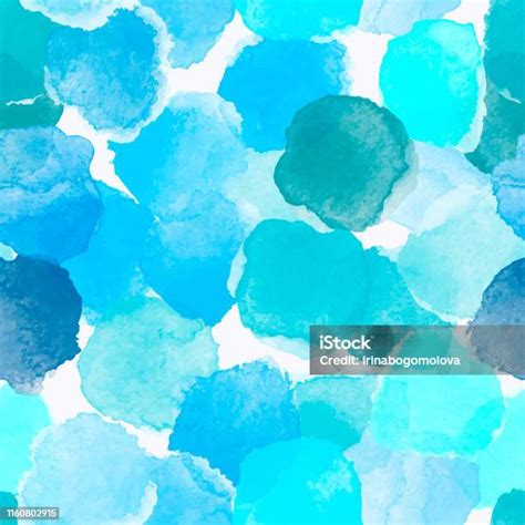 벡터로 만든 다채로운 수채화 얼룩과 색상 추상적이고 다양한 원활한 패턴 0명에 대한 스톡 벡터 아트 및 기타 이미지 0명