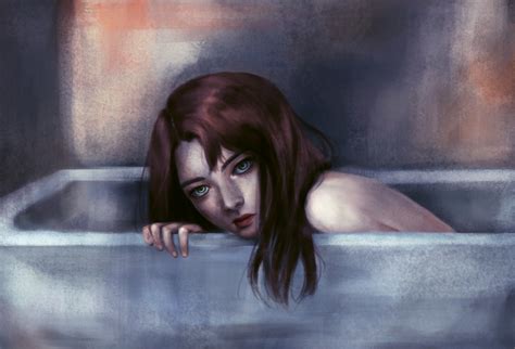 Artstation Girl In Tub